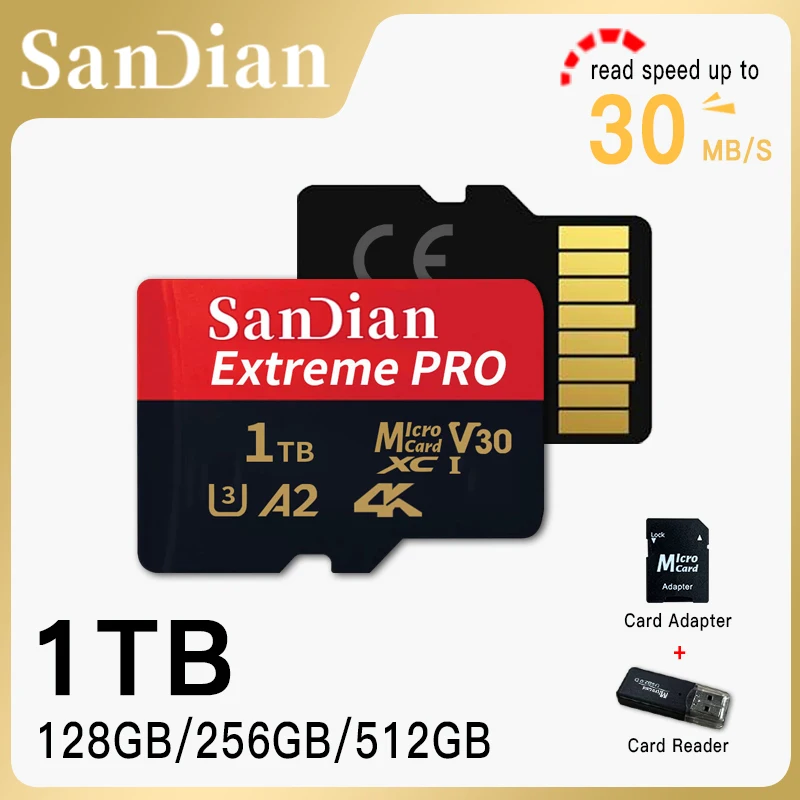 Original Memory Card 128GB 512GB Mini SD Card 1TB 256GB High Speed