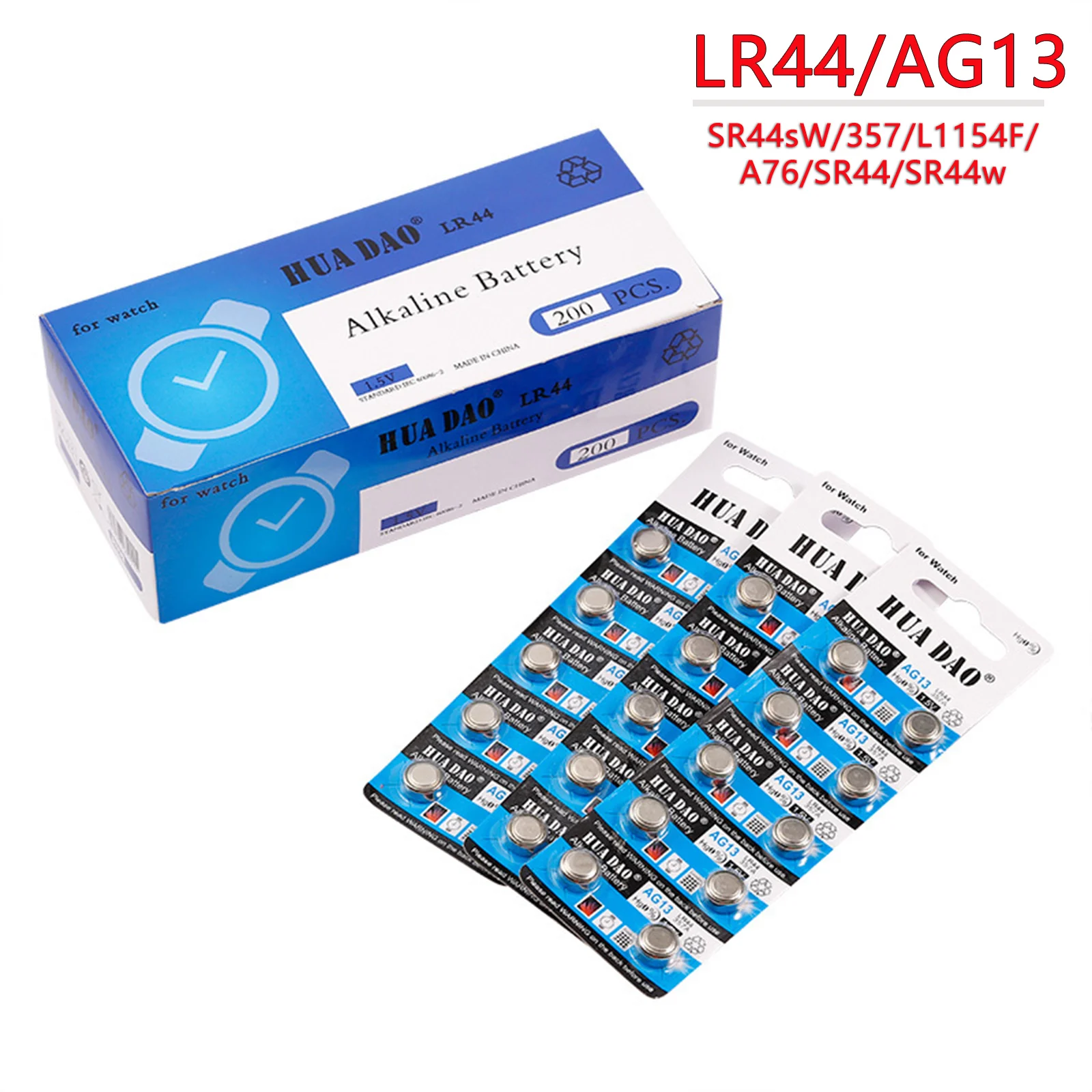 10-50PCS-AG13-LR44-L1154-A76-Button-Cell-Battery-1-55V-Coin-Batteries ...