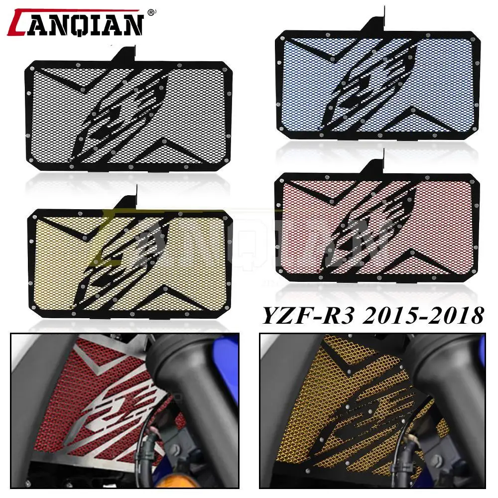 Motorcycle Accessories Radiator Grille Guard Cover Protector For Yamaha ...