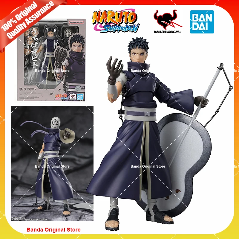 Bandai-figura-de-acci-n-Original-de-Naruto-Shippuden-Obito-Uchiha ...