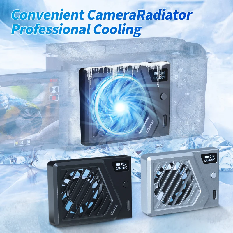 Ulanzi-CA25-Camera-Cooling-Fan-For-Sony-ZV-E1-Canon-R8-FUJIFILM-XS10 ...