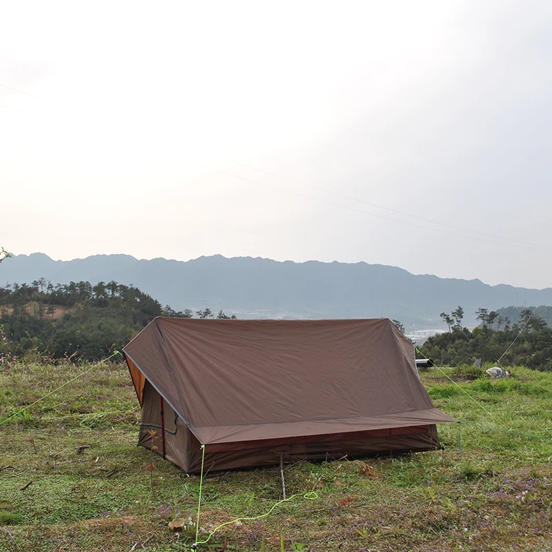 Outdoor-Camp-Ultra-light-Hut-Tent-Bushcraft-2-3-Person-A-shaped ...