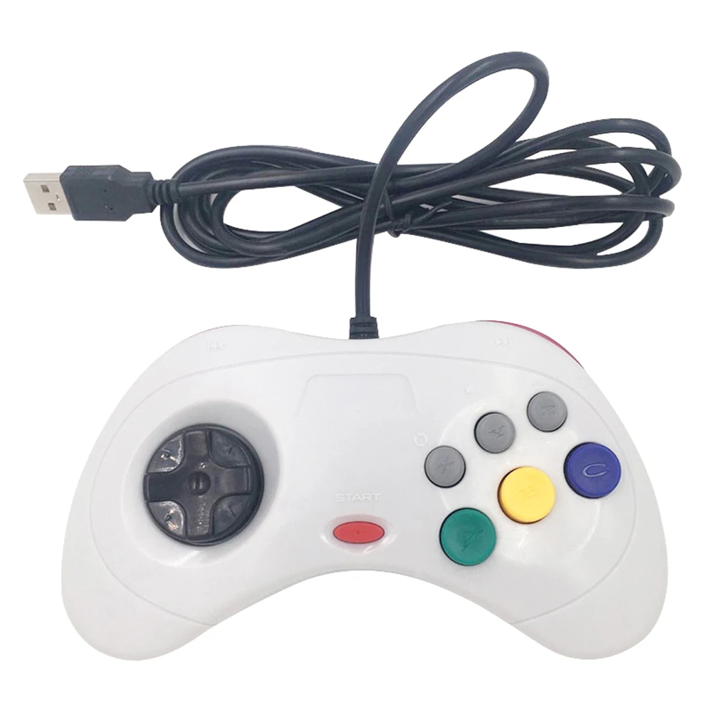 USB-Classic-Game-Controller-Gamepad-Joypad-Wired-Gamepads-For-Sega ...