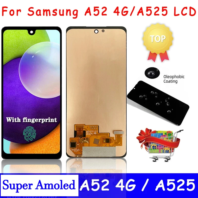 Layar-OLED-6-5-inci-lcd-Samsung-A52-4G-A525-SM-A525B-Display-SM-A525F ...