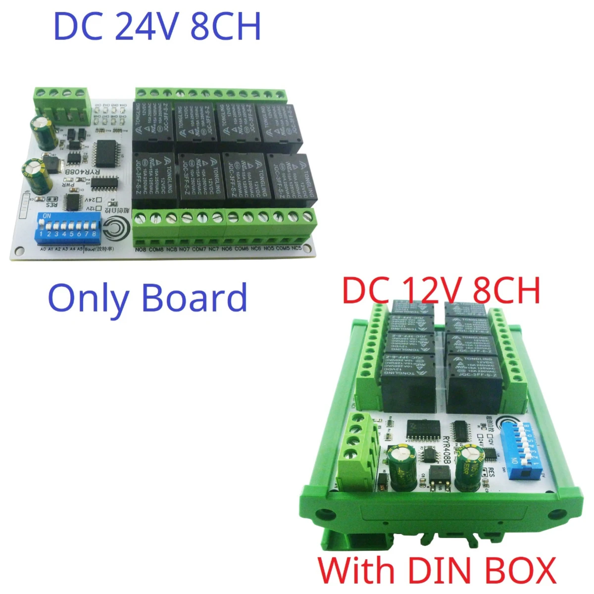 8CH-DC-12V-24V-DIP-Switch-Set-Parameters-RS485-Relay-Board-Modbus-RTU ...