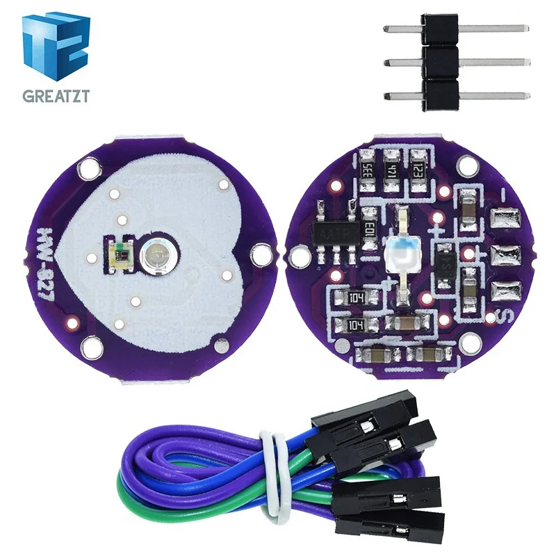 GREATZT-pulsesensor-pulse-heart-rate-sensor-for-Arduino-open-source-hardware-development-pulse ...