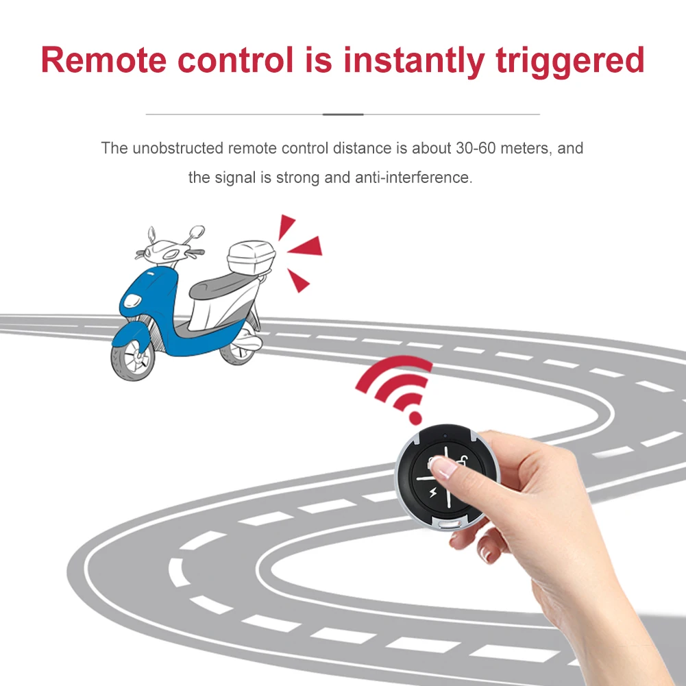 Round Remote Control 315MHz/433MHz Smart Remote Wireless 4 Channel for ...