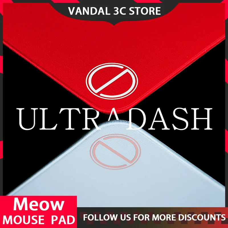 Meow-Ultralash-Ud-Mouse-Pad-de-tamanho-grande-azul-claro-vermelho ...