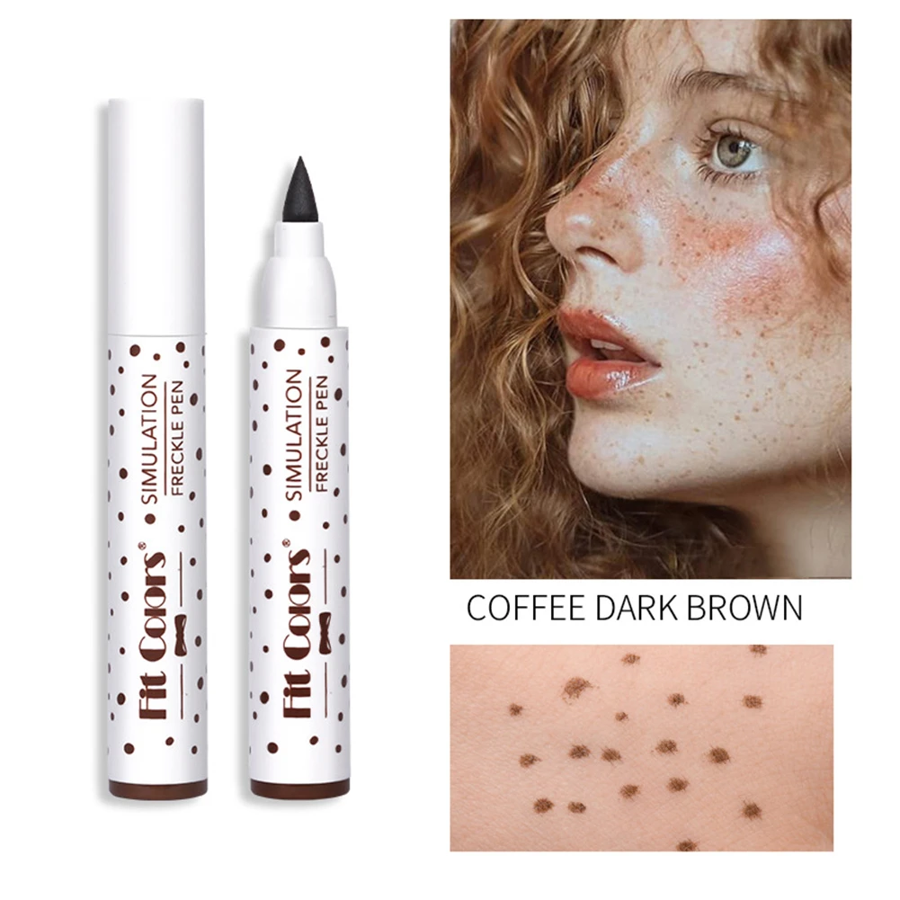 1pc Natural Fake Freckles Pen Dot Spot Face Makeup, Light Brown 【SALE ...