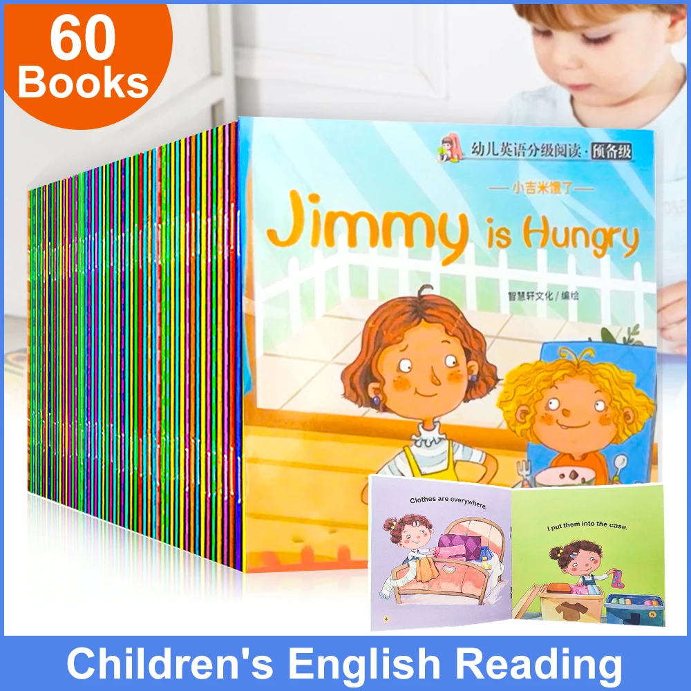 60-books-set-Children-s-English-word-learning-books-Pocket-book-Baby ...