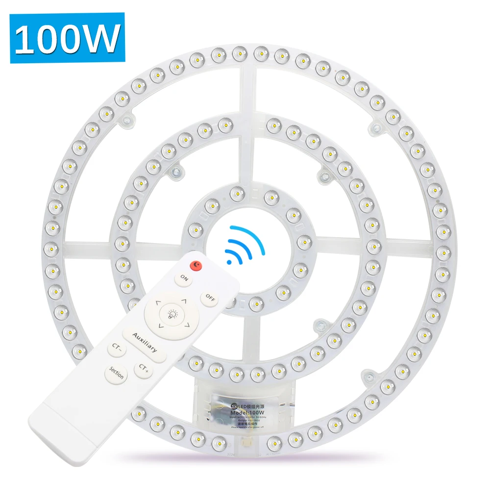 Ceiling Light Led Panel AC220V Replacement Led Module Dimmable 100W ...