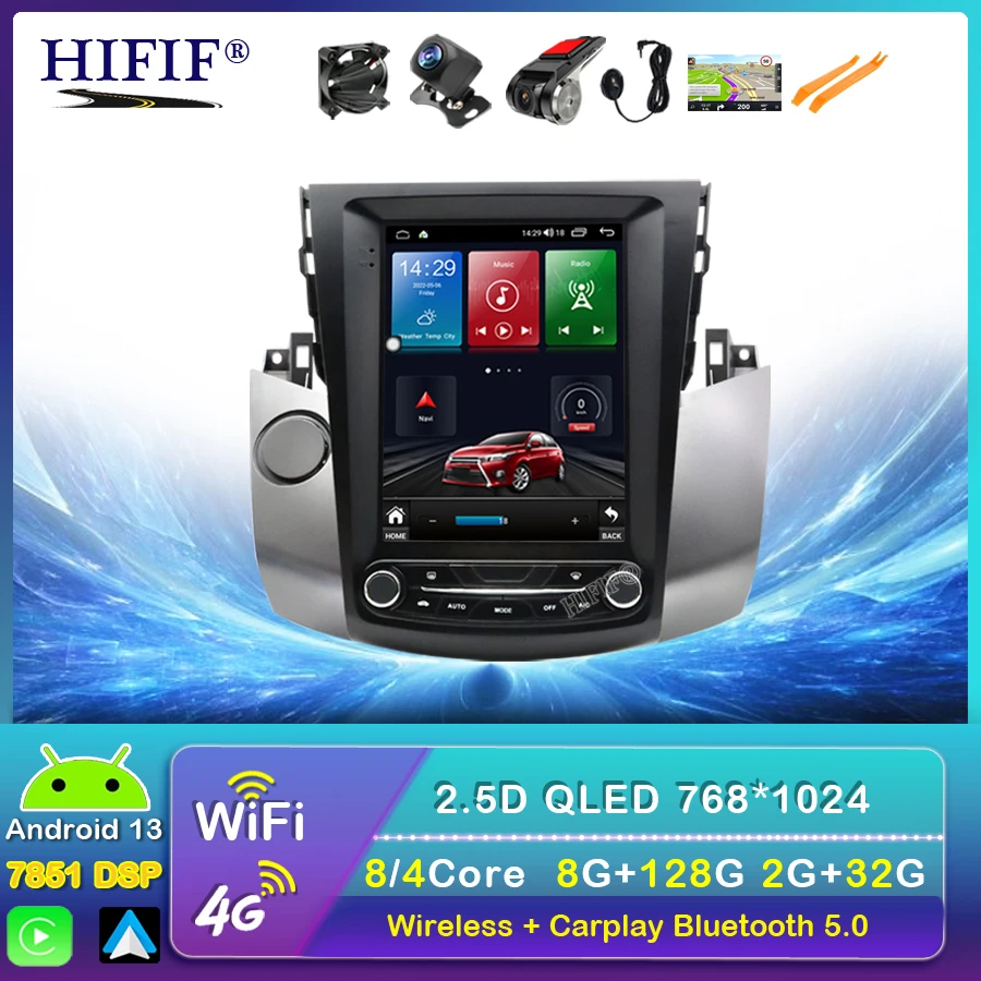 Multimedia-Player-For-Toyota-RAV4-2007-2008-2015-Car-Radio-Tesla-Style ...