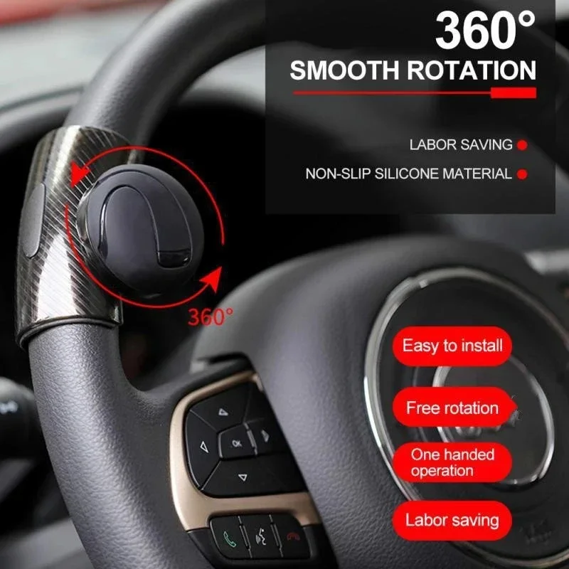 New-360-Steering-Wheel-Knob-Ball-Auto-Spinner-Knob-Car-Steeringbooster ...