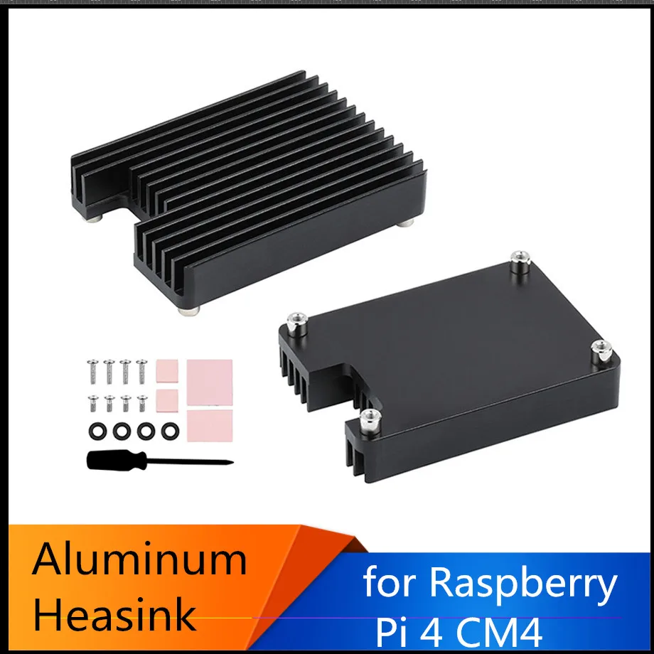 Raspberry-Pi-Compute-Module-4-CM4-Dedicated-Aluminum-Heatsink-with ...