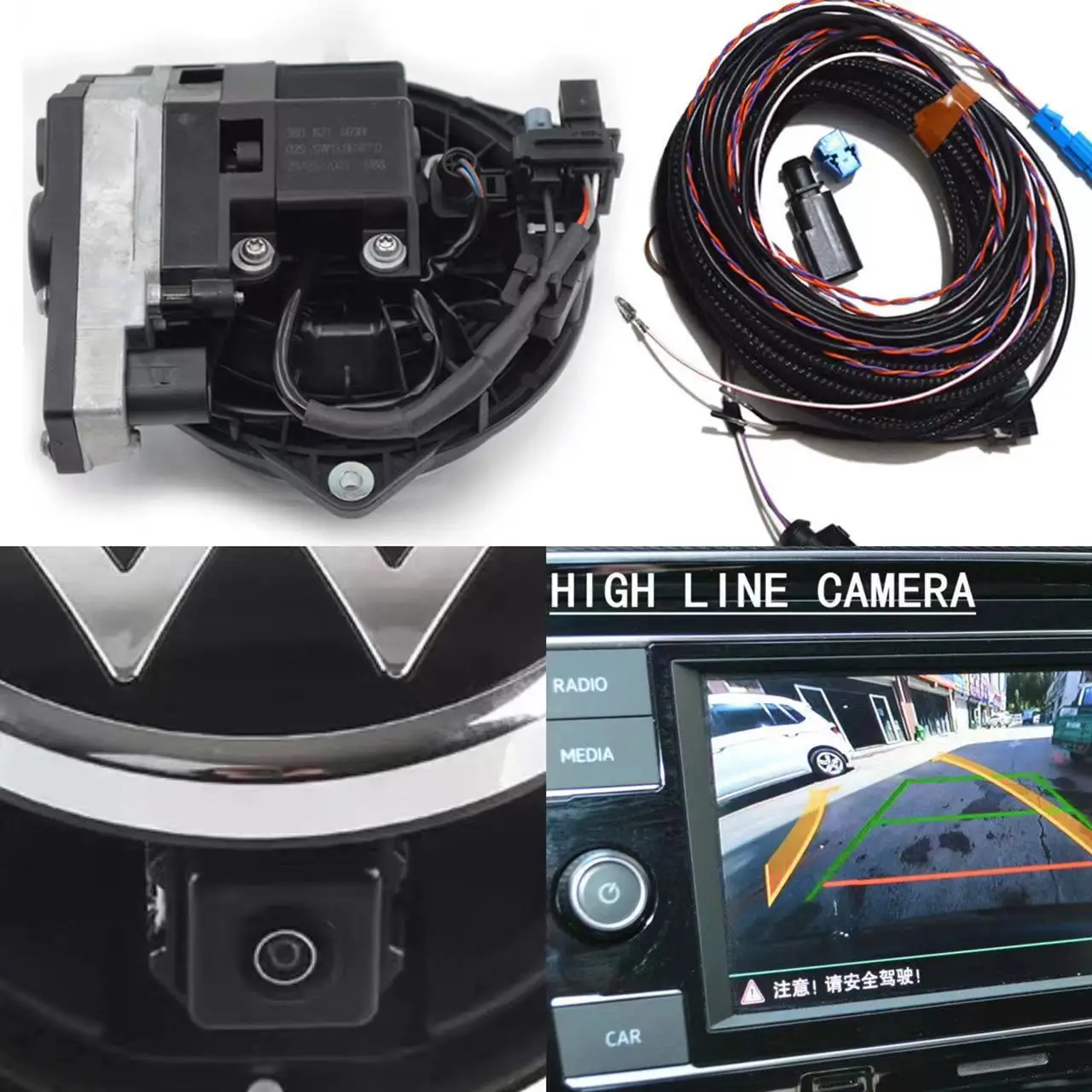 Flipping Badge Reversing Camera Emblem Rear View Camera Badge Parking ...