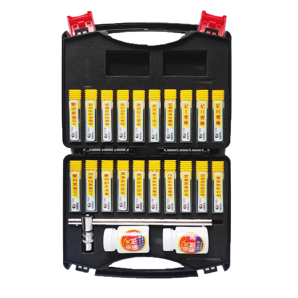 Locksmith-Tool-Soft-And-Hard-Open-Spanner-Fire-Hexagonal-Wrench-Lockset ...