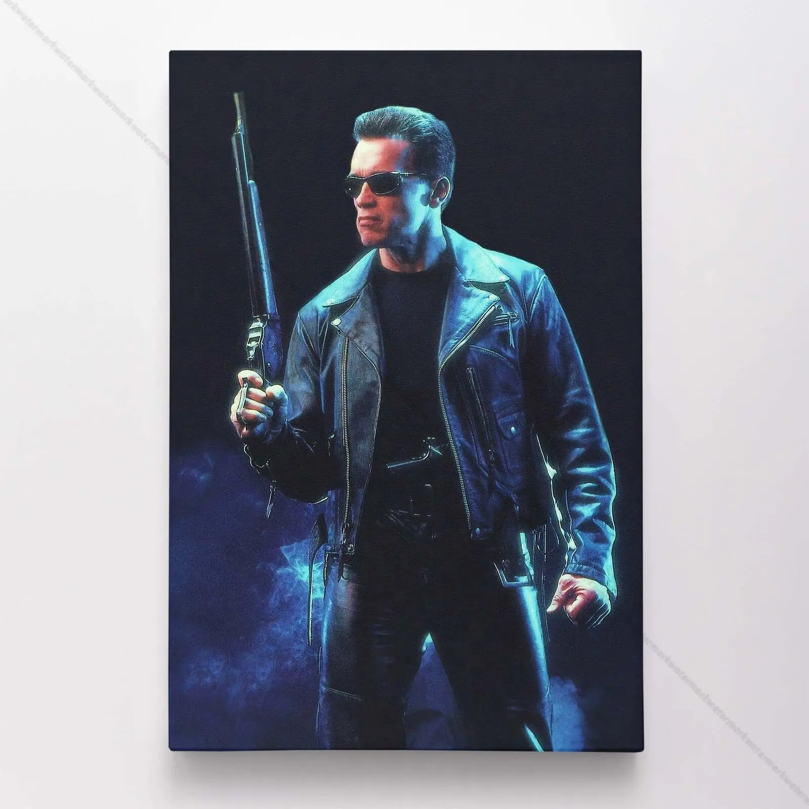 Terminator-Arnold-Schwarzenegger-Vintage-Movie-Art-Picture-Print-Silk ...