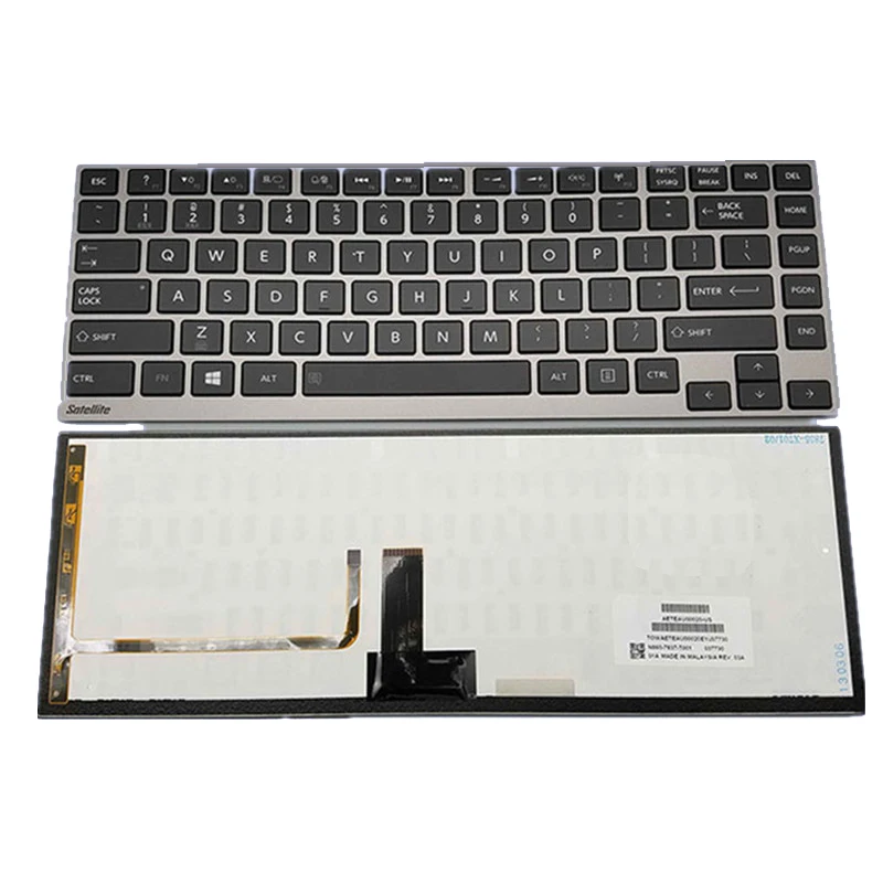 New-US-Keyboard-For-Toshiba-Satellite-U800-U830-U840-U900-U920-U940 ...