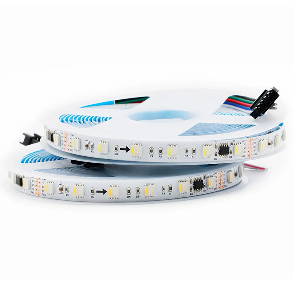 Full-Color-DMX-Addressable-DMX512-LED-Pixel-Light-Strip-RGBW-RGBWW-4in1 ...