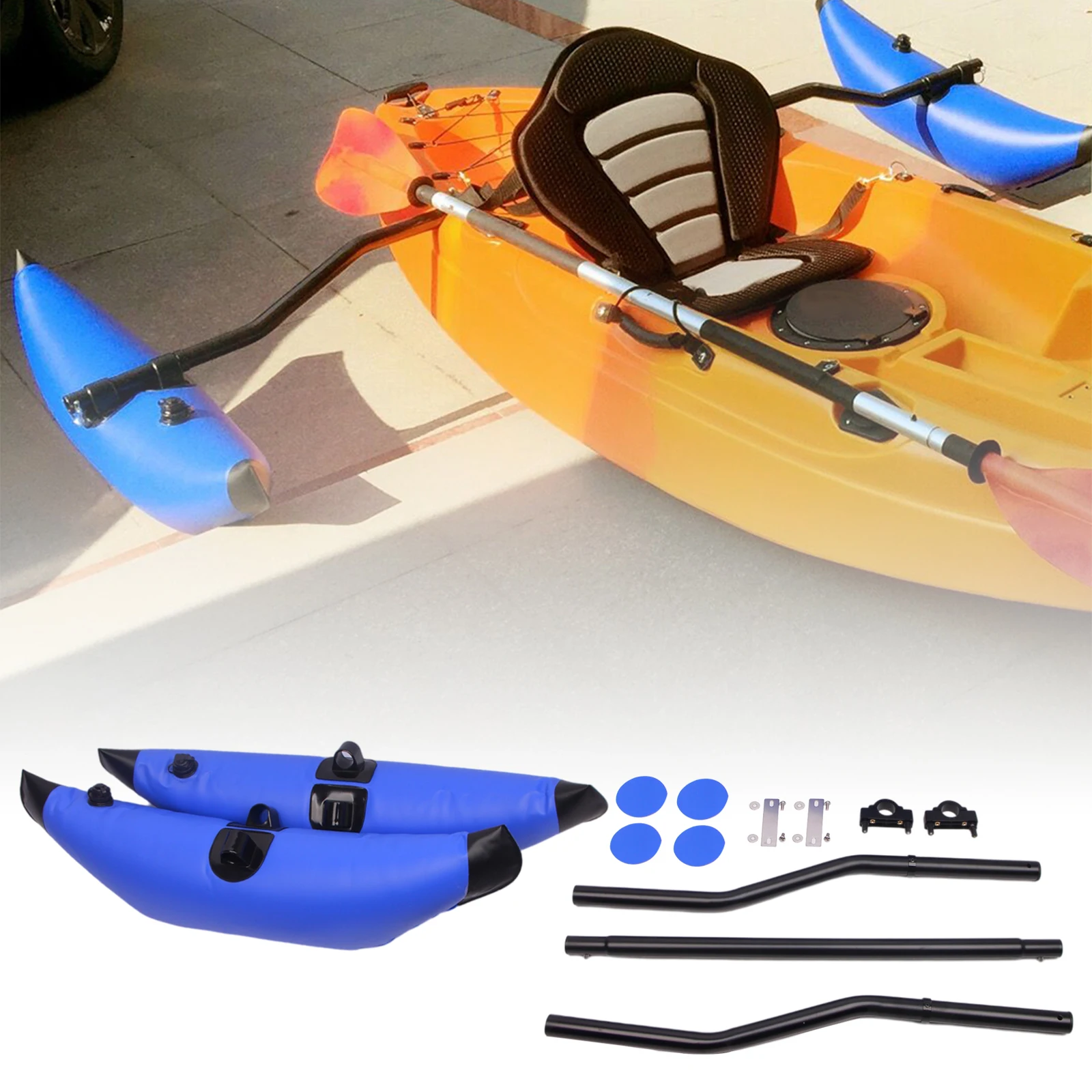 Kayak Float: Inflatable stabilizer for safe and stable kayaking ...