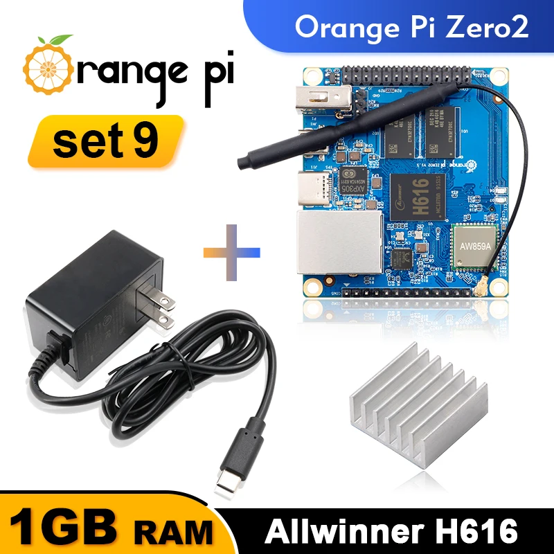 Orange-Pi-Zero-2-Type-C-Power-Supply-Aluminum-Heat-Sink-Single-Board ...