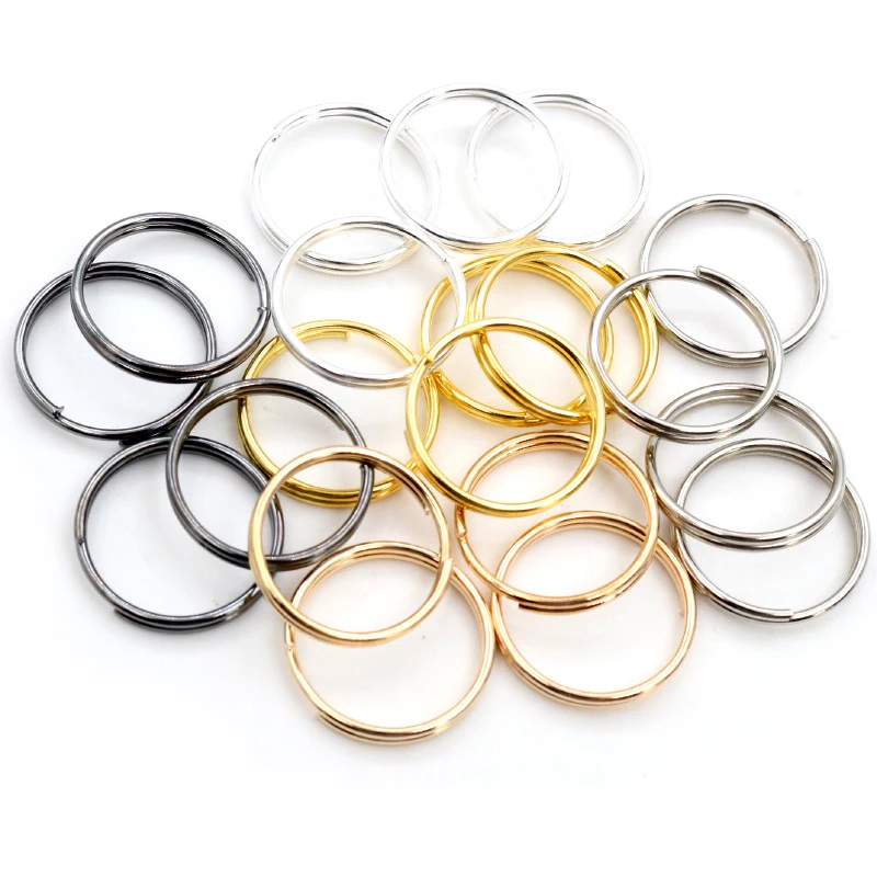 20mm 50pcs/Lot Open Jump Rings Double Loops Gold Color Silver Color ...