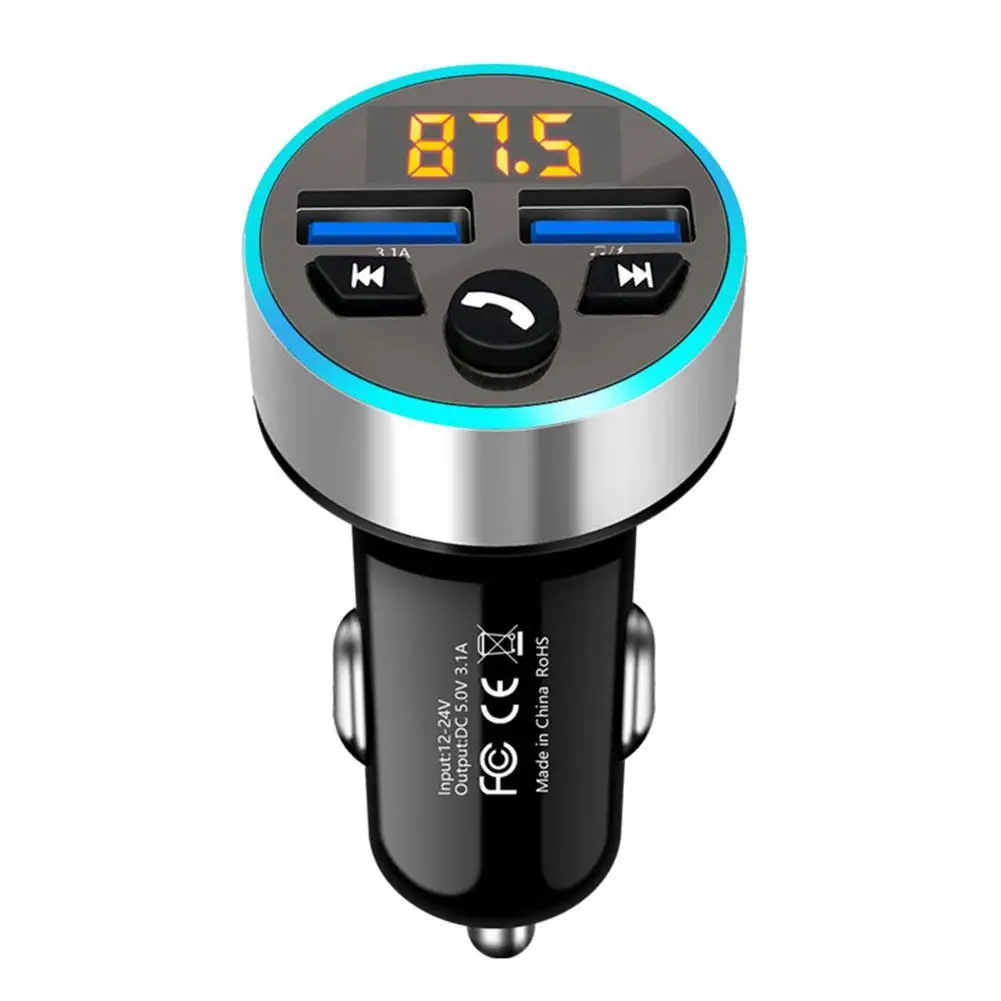 FM-Transmitter-Modulator-Car-Wireless-Bluetooth-5-0-USB-Auto-Aux-Radio ...