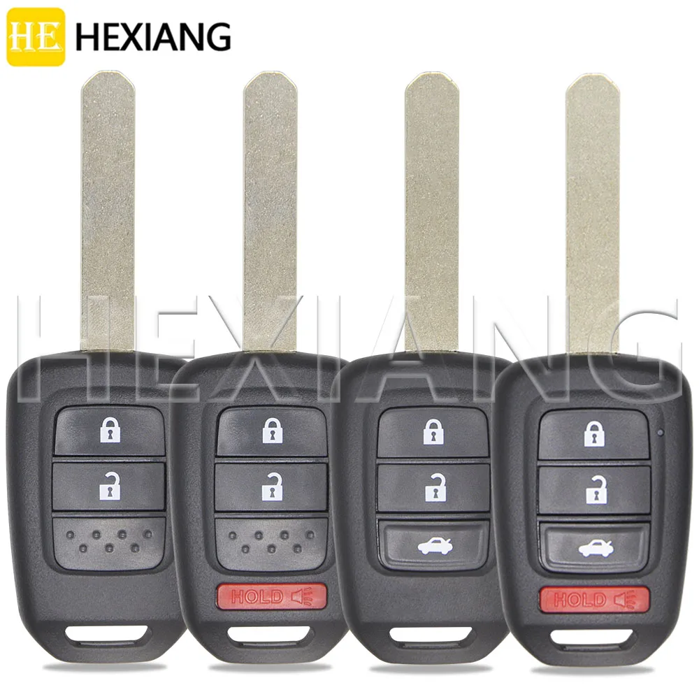 HE 2/3/4 Button Replacement Car Remote Key Shell Case For Honda Accord ...