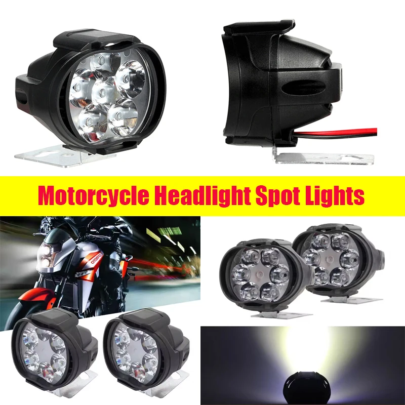 [G331]1pc DC 9-85V Motorcycle Headlight Spot Lights High Bright Led ...