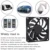 2PCS YOUNUON 80MM 5V USB 80x80x10mm 8cm 5V 12V 24V 8010 2PIN 3PIN Brushless DC Cooling Cooler PC ...