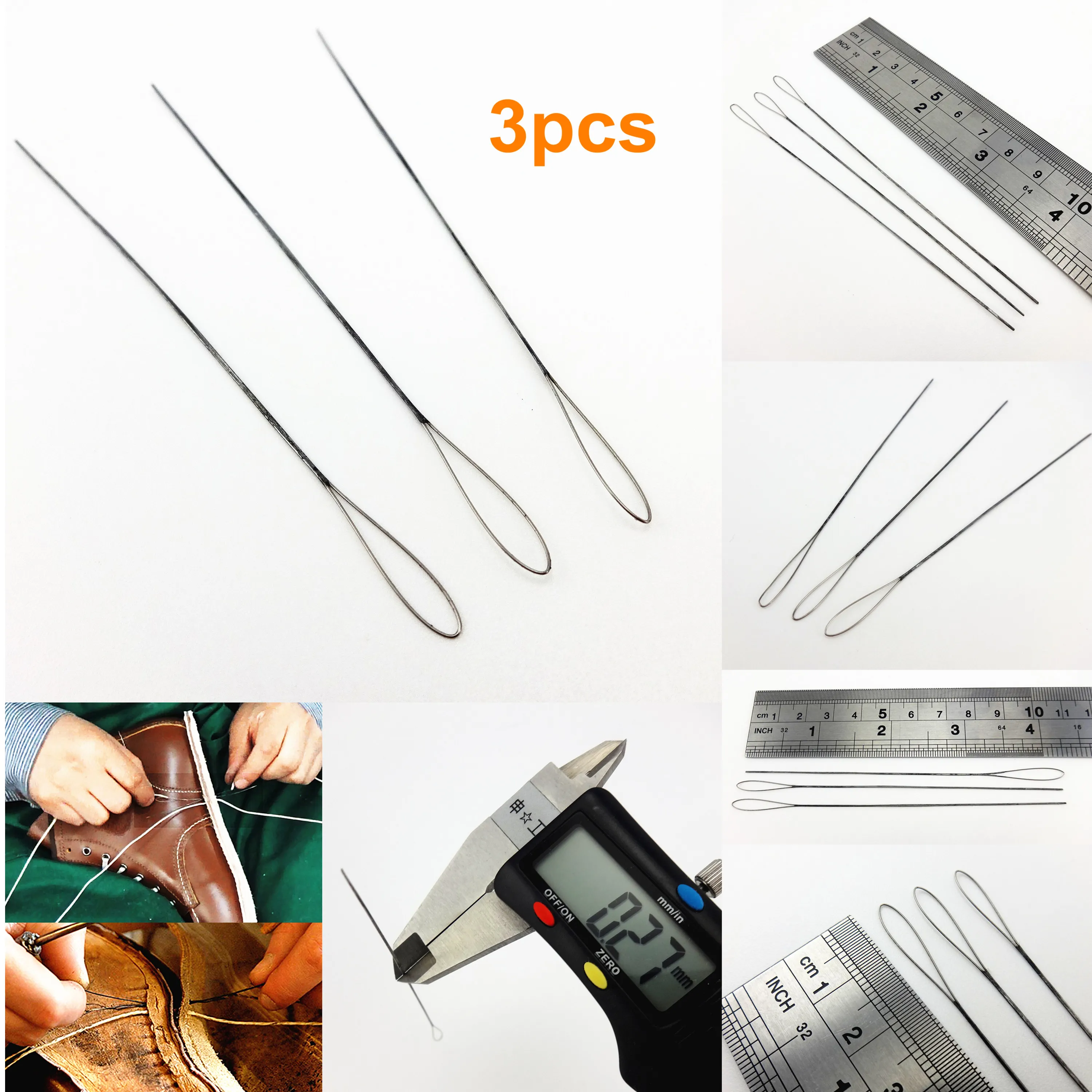 3pcs-Leather-Craft-Shoemaker-Cobbler-Sole-Upper-Inner-Outer-Line ...