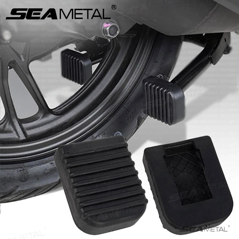 SEAMETAL-Motorcycle-Footrest-Pad-Soft-Rubber-Pad-For-Scooter-Base-Plate ...