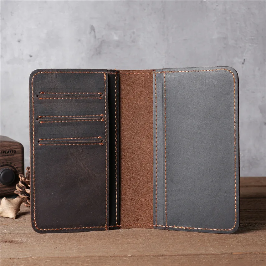 Personalised-Genuine-Leather-Men-s-Billfold-with-Checkbook-Holder-Long ...