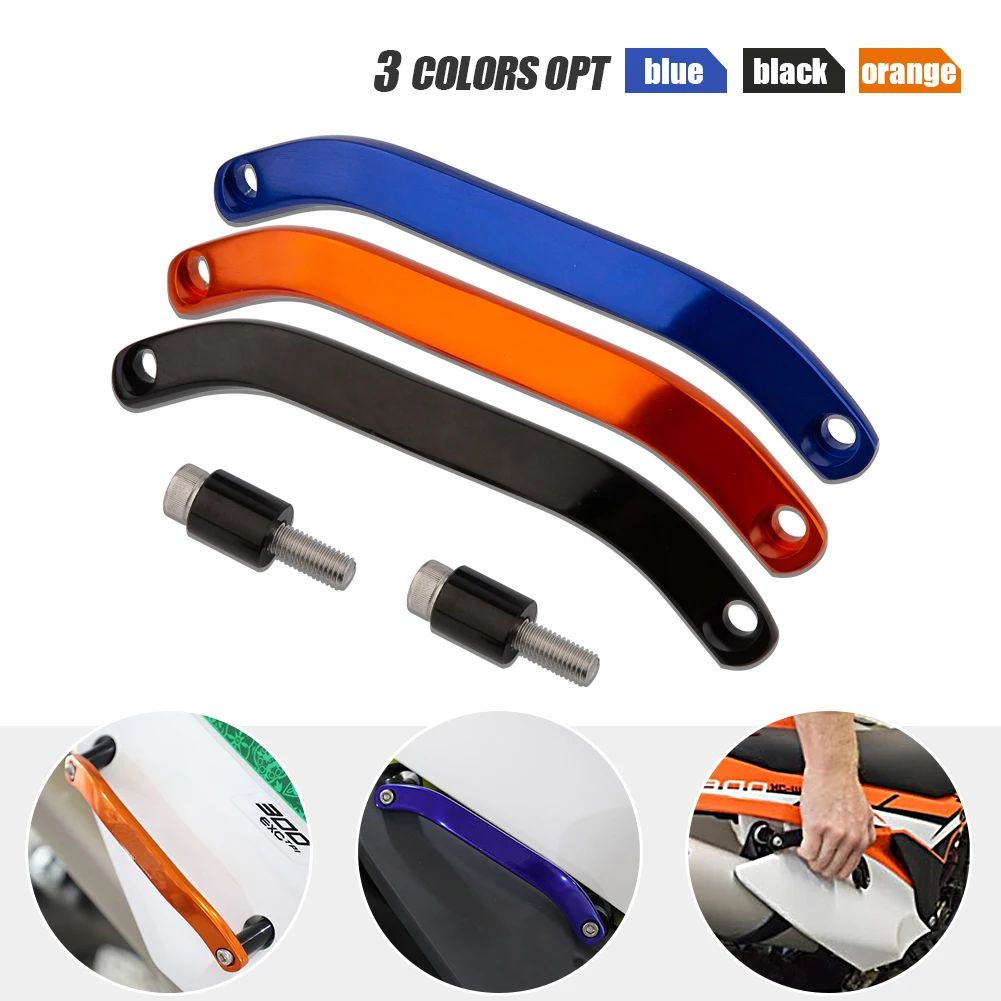 Motorcycle-Rear-Passenger-Seat-Hand-Grab-Bar-Rail-For-KTM-SX-SXF-XC-XCF ...