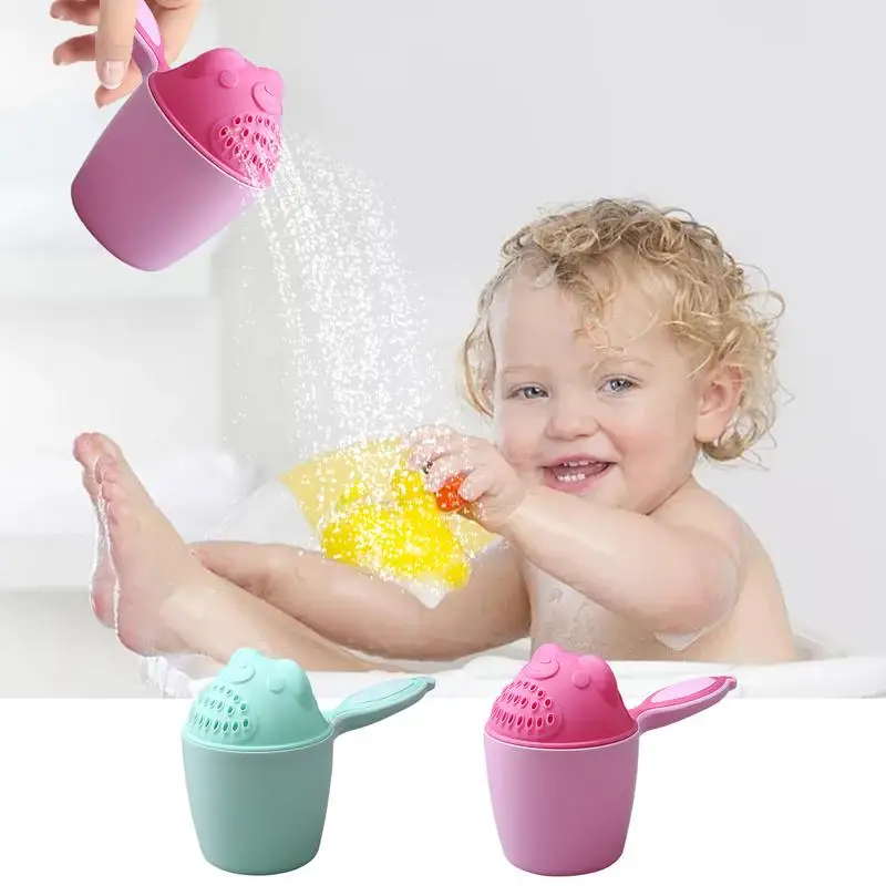 Shampoo-Rinse-Cup-Multifunctional-Cartoon-Baby-Bath-Caps-Child-Washing ...