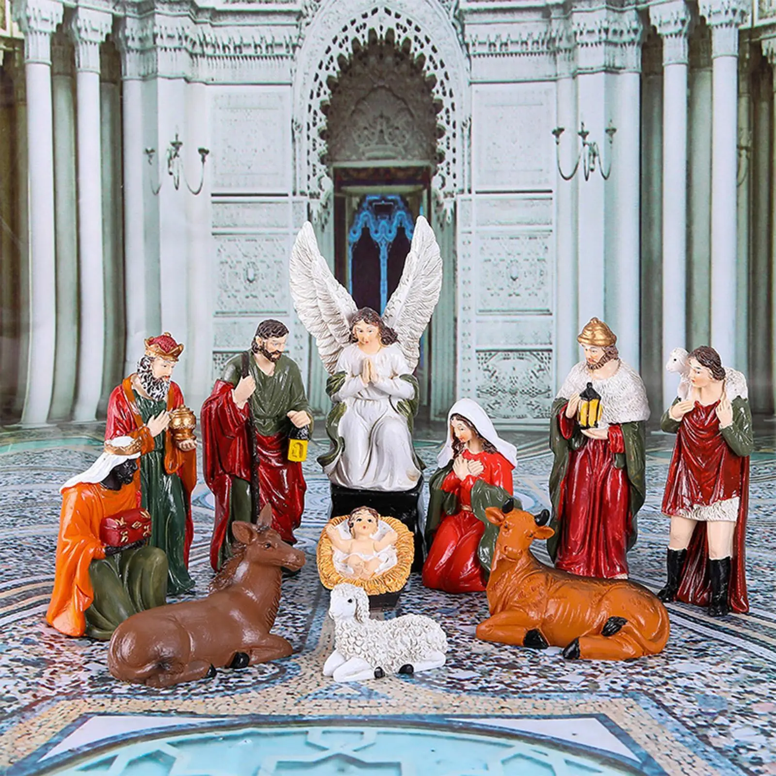 11-Piece Christmas Nativity Scene Figurines Set: A Thoughtful, Detailed ...