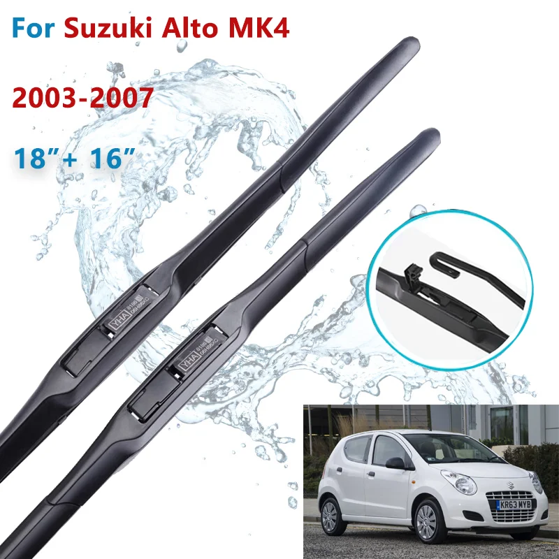 Car-Wiper-Blade-For-Suzuki-Alto-MK4-2003-2007-Windshield-Rubber-Silicon ...