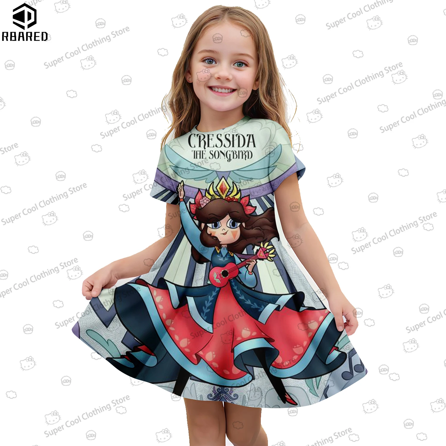 New-MINISO-Disney-Star-Butterfly-Princess-Summer-Children-s-Dress-Girl ...