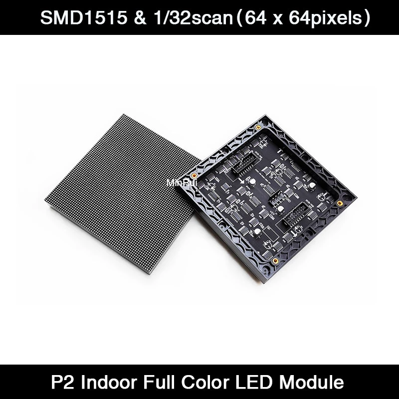Indoor Full Color Led Display Board Hub75 - 128mmx128mm - 64x64 Pixels ...