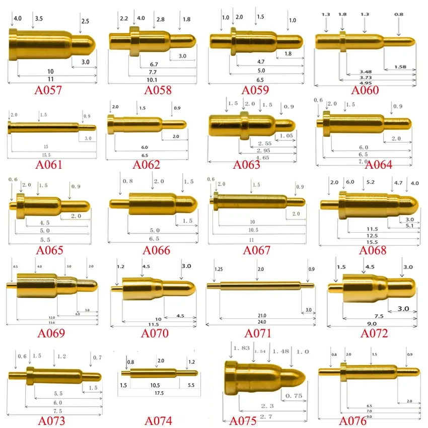 1PCS-High-Current-Spring-Loaded-Pogo-Pin-Male-Female-Connector-Power ...