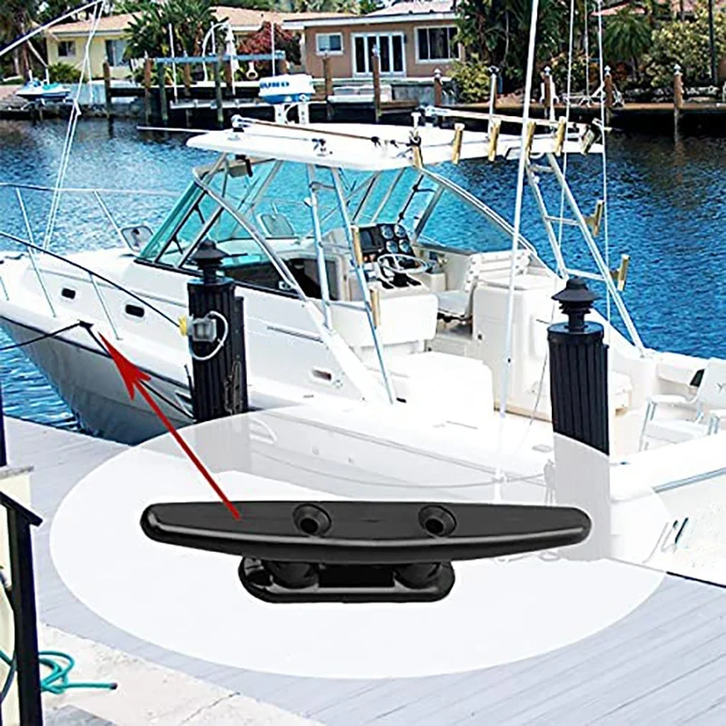 Boat Cleat 6 Inch Nylon Boat Cleat Open Base Boat Cleat For Docking ...