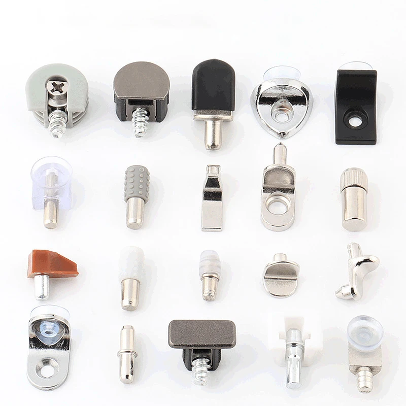 10PCS Furniture Hardware Accessories Shelf Support Screw Pin Peg For ...