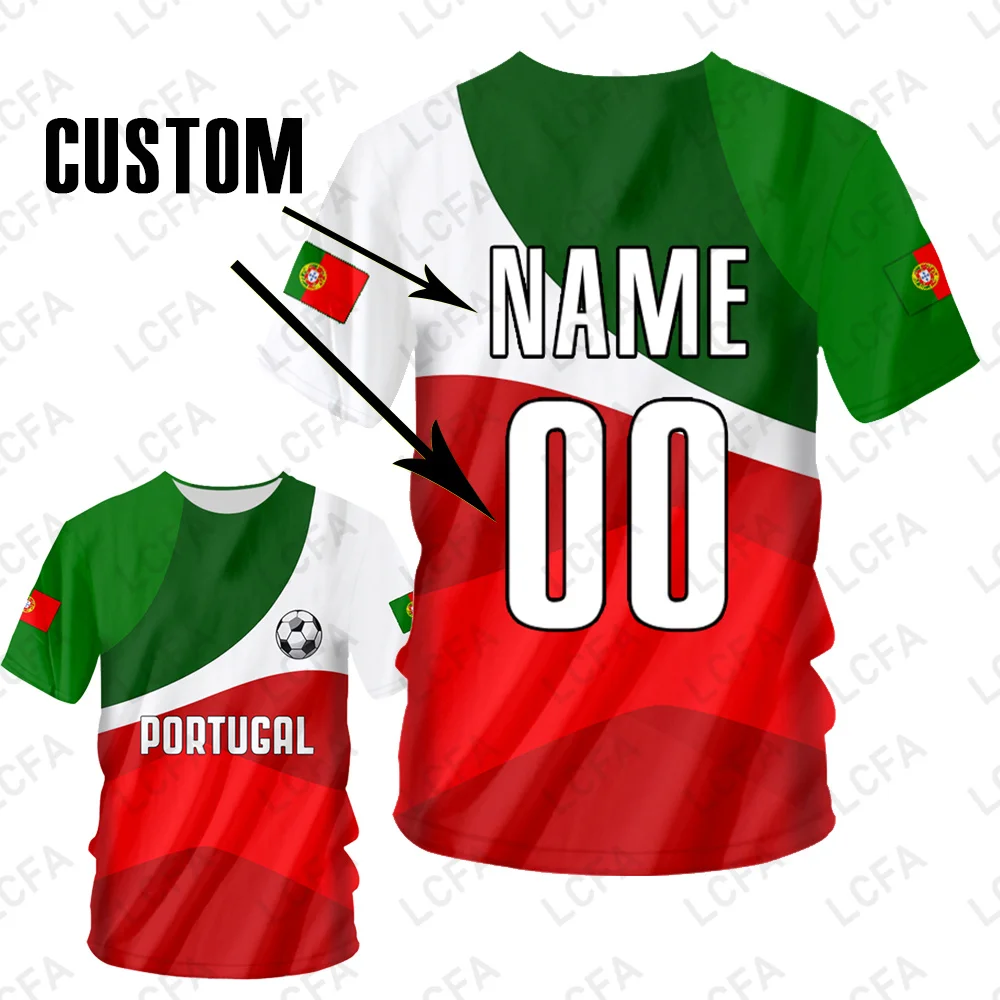 Camiseta-de-manga-corta-con-bandera-de-Portugal-para-hombre-ropa-de ...