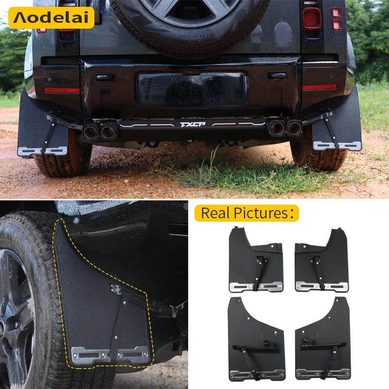 4x for Land Rover Defender 110 90 2020-2025 L663 V8 Car Mudguard ...