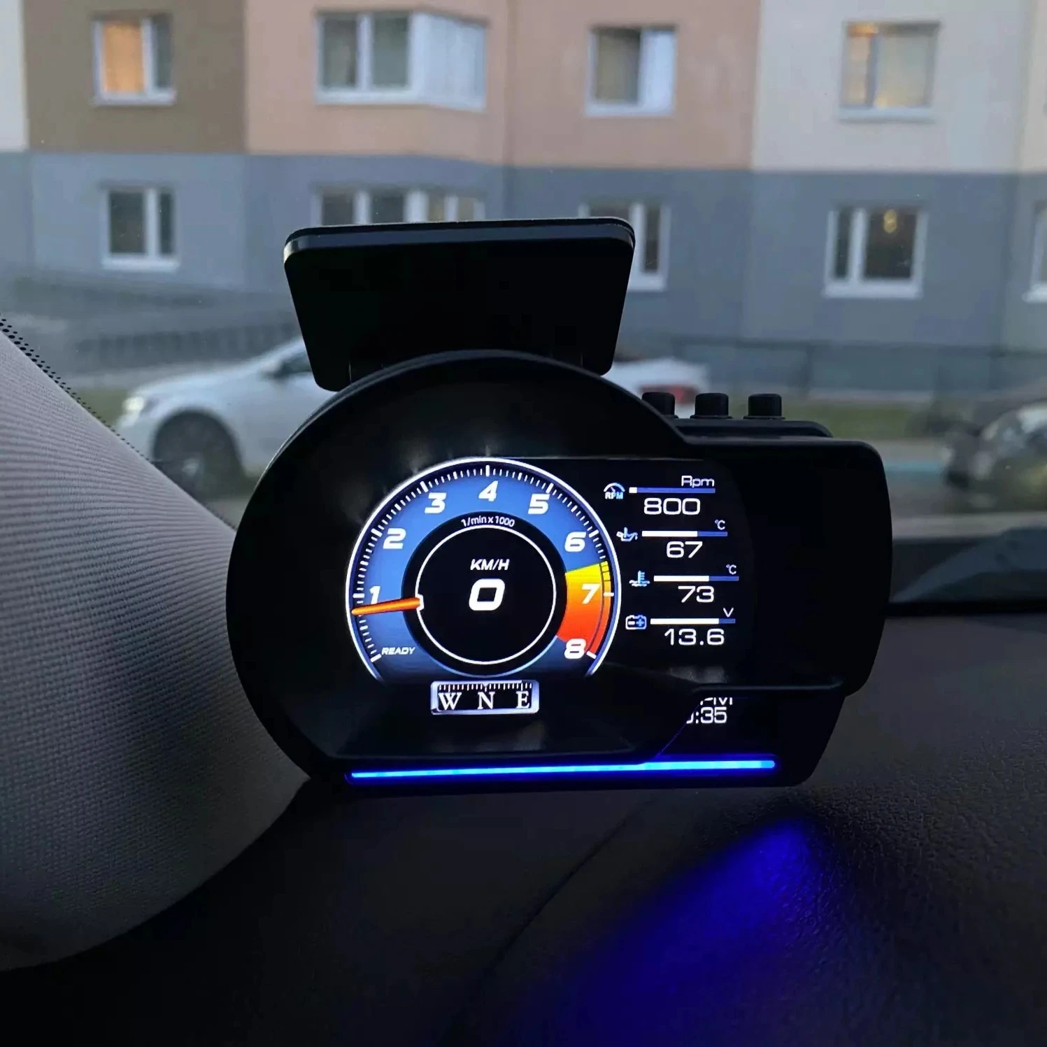 Newest-A501-OBD2-Car-Head-Up-Display-HUD-Smart-Car-Water-Oil-temp-Turbo ...