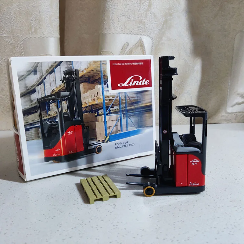 1-25-Linde-R14-R16S-Electric-Reach-Stacker-Alloy-Forklift-Truck-Model ...