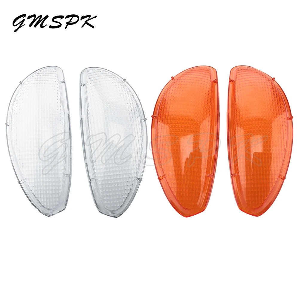 Motorcycle-Front-Turn-Signal-Indicator-Lights-Lens-Cover-Shell-Fit-for ...