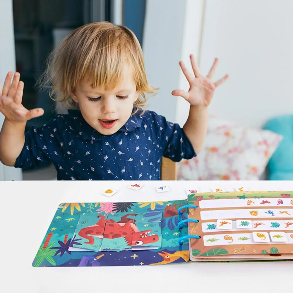 Kids-Sticker-Book-Lightweight-Educational-Busy-Book-Farm-Animals-Safe ...