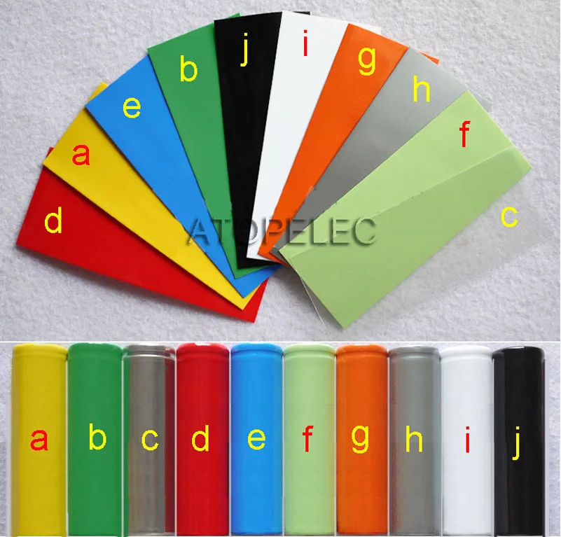 1pc-18650-Battery-Wrap-PVC-Heat-Shrink-Tubing-Pre-cut-Precut-Black-Red ...