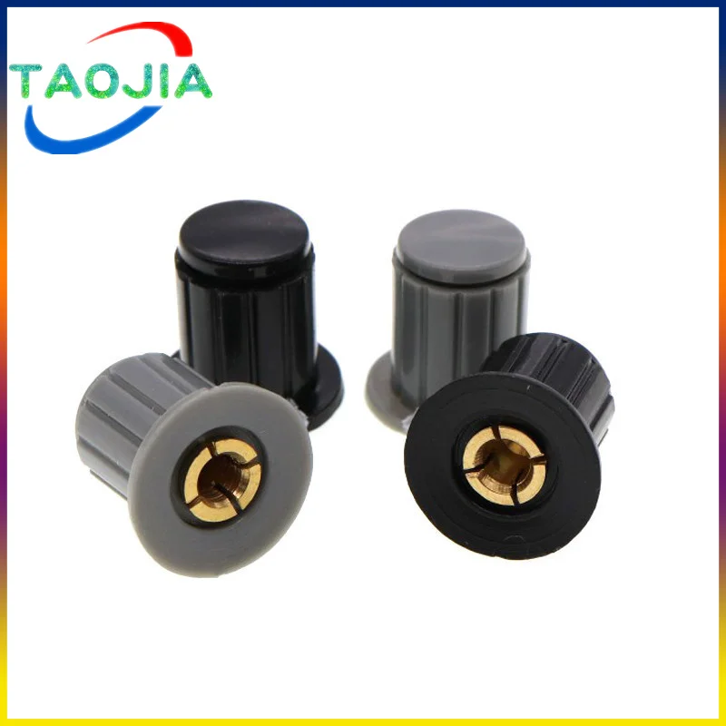10PCS Gray Black Potentiometer Rotary Knob WXD3-13 WXD3-12 1W 2W ...